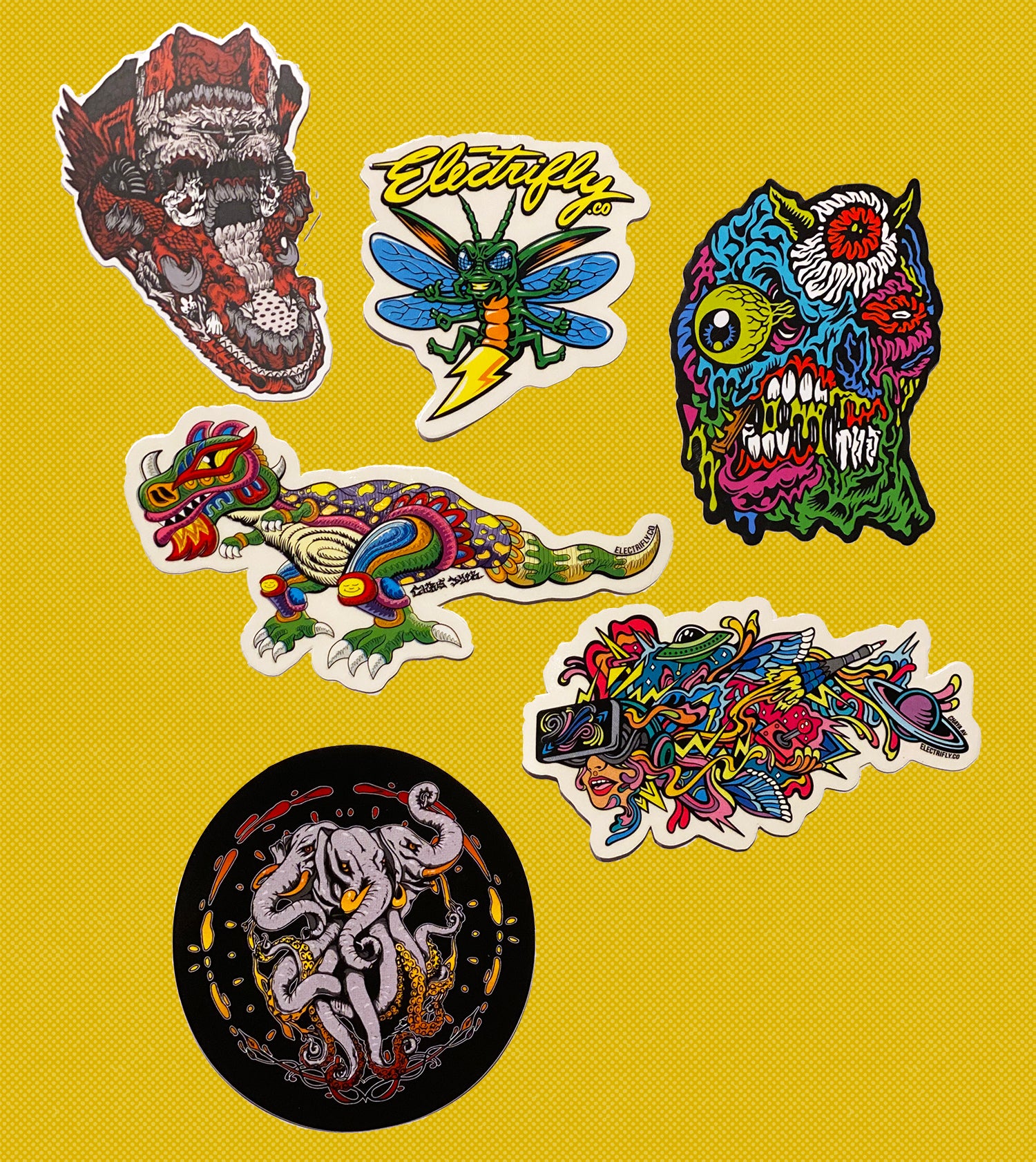 Electrifly Augmented Reality Sticker Pack – Electrifly Co